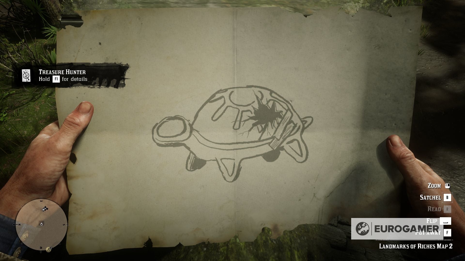 Red Dead Redemption 2 Landmarks of Riches Treasure Map locations ...