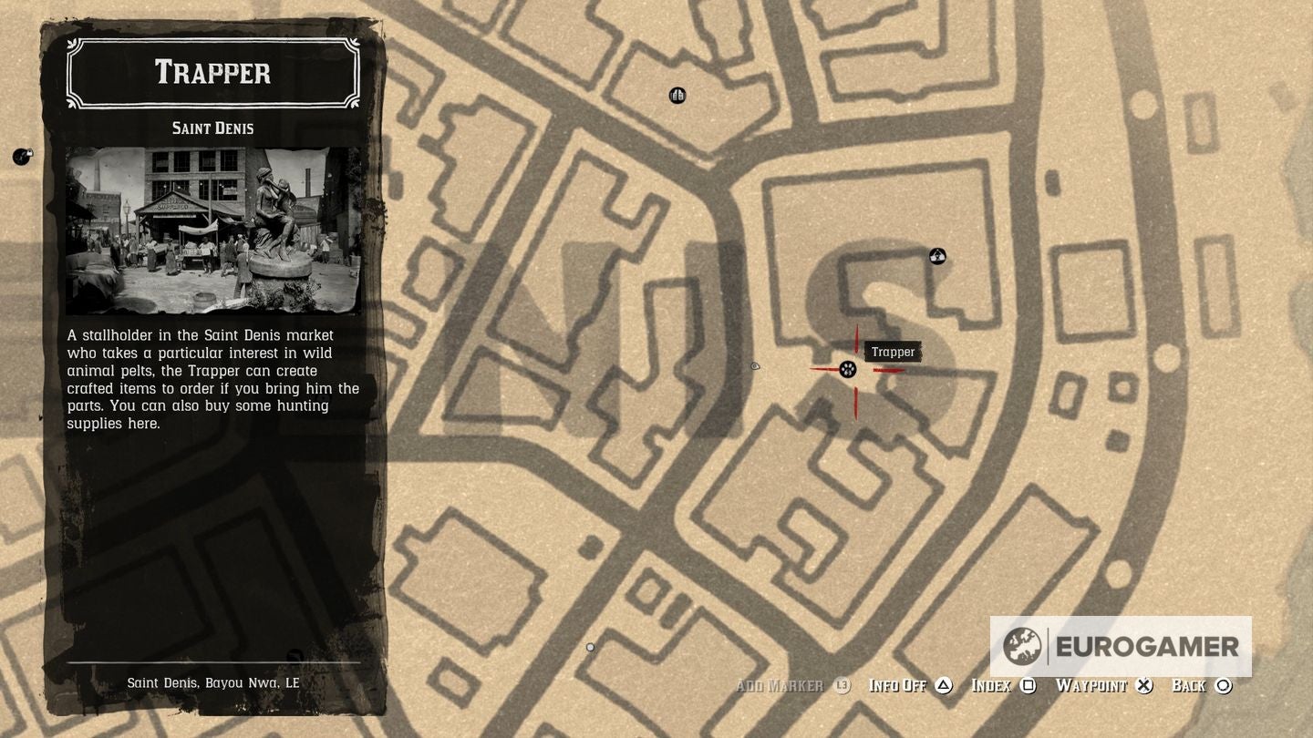 Red Dead Redemption 2 Trapper locations - where to find the Trapper and ...