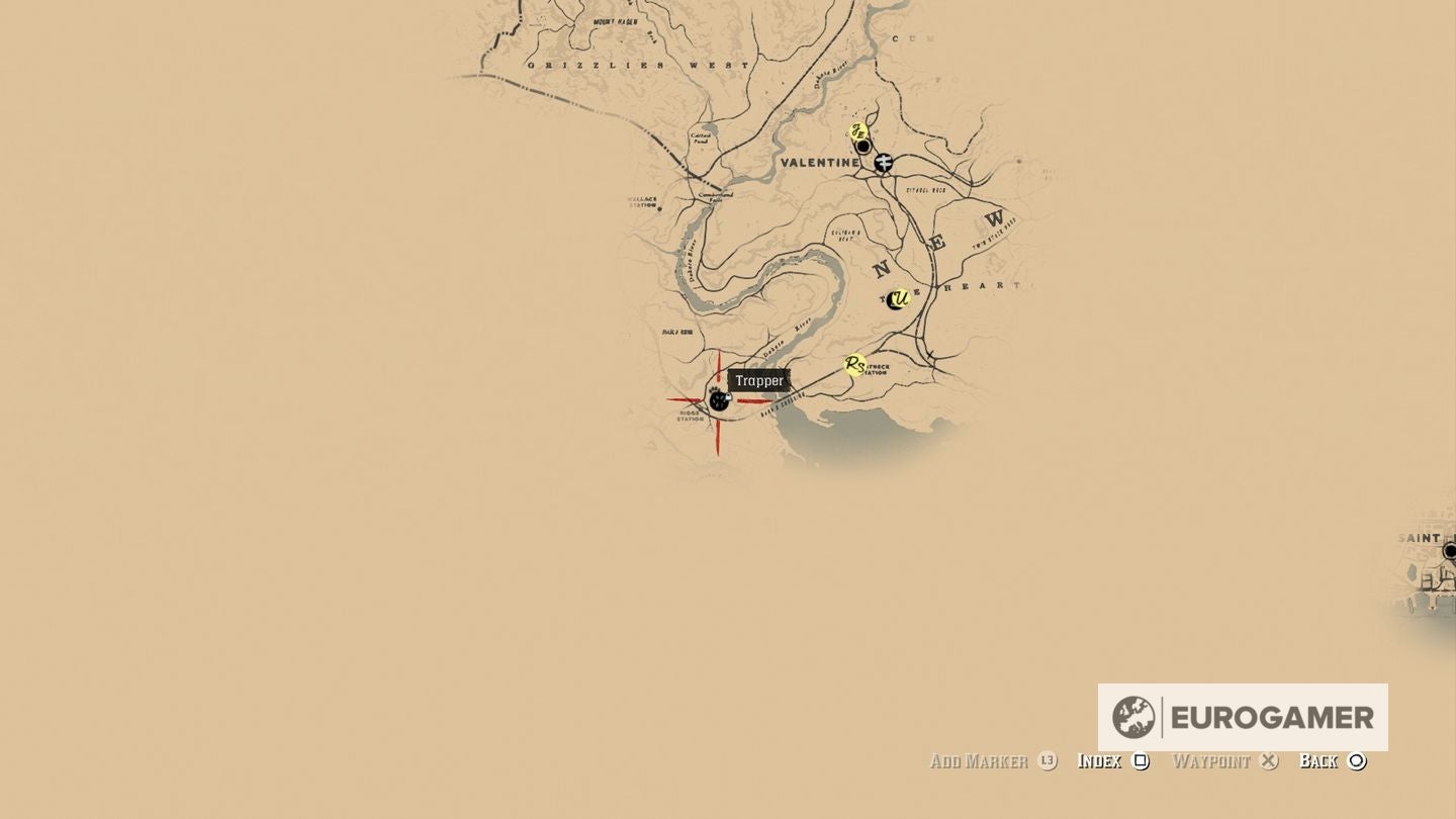 Red Dead Redemption 2 Trapper locations - where to find the Trapper and ...