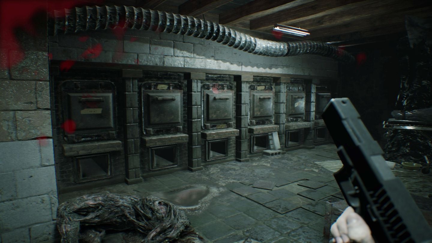 Resident Evil 7 - Processing Area, Incinerator Room handprint puzzle ...