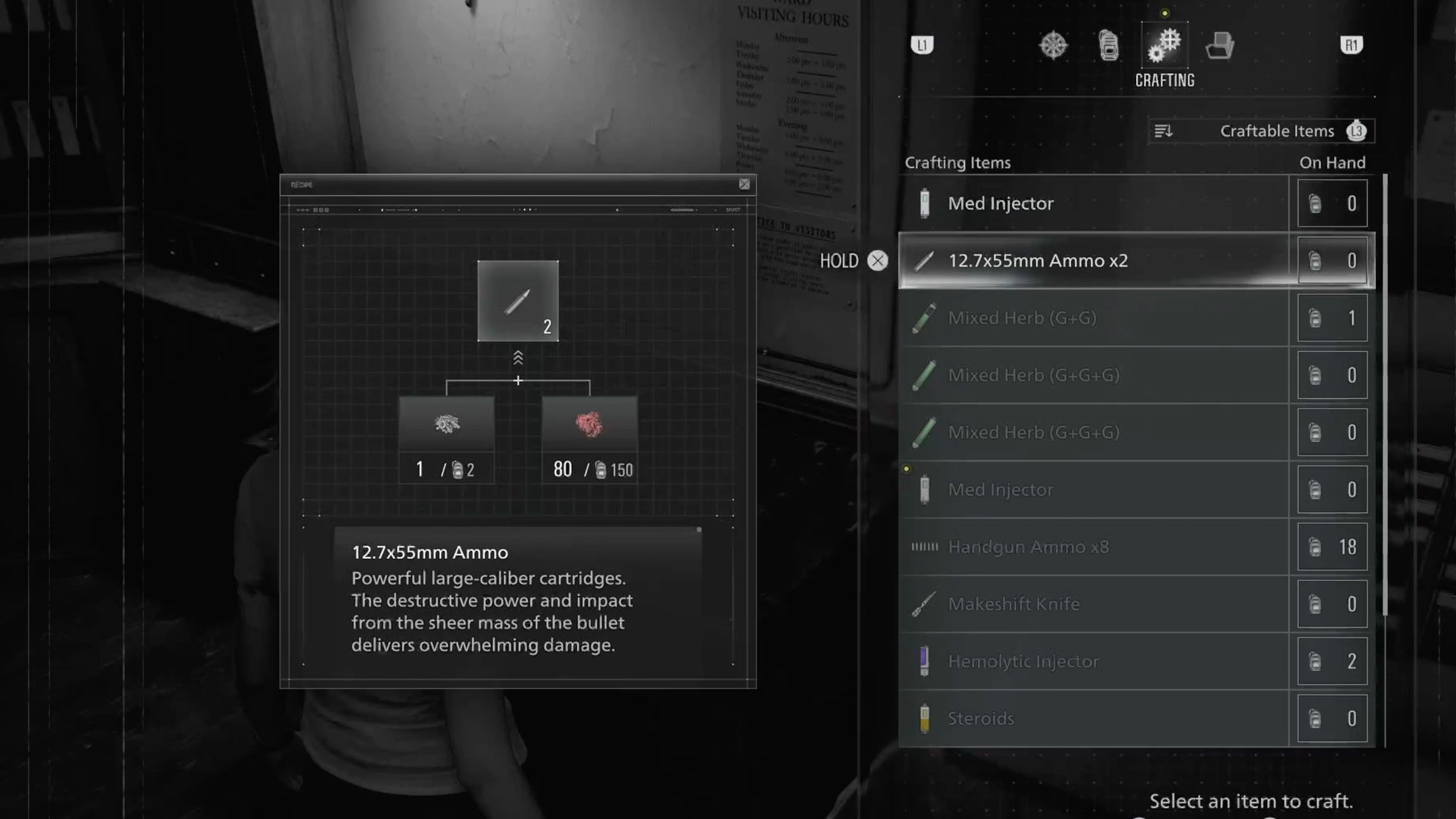 How to craft Ammo for Requiem in Resident Evil Requiem | Rock Paper Shotgun