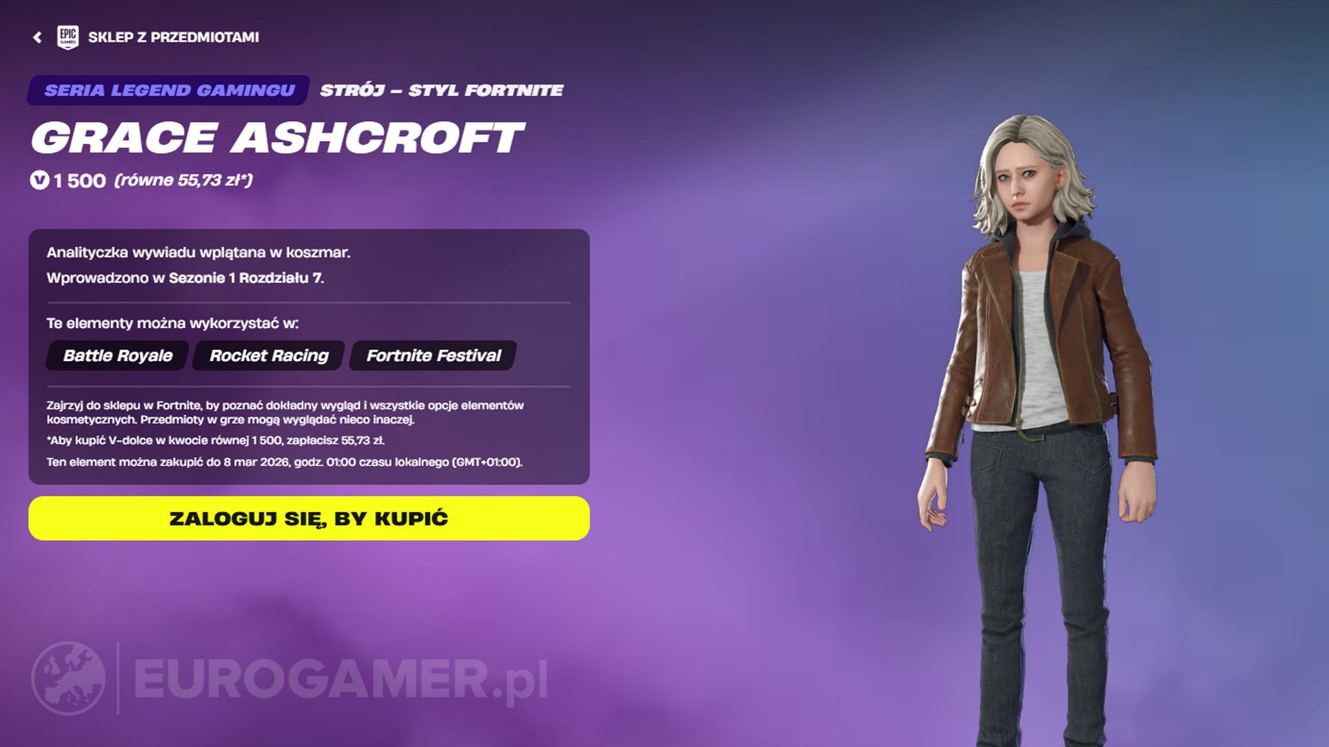 Resident Evil Requiem - specjalny strój Grace Ashcroft w Fortnite ...