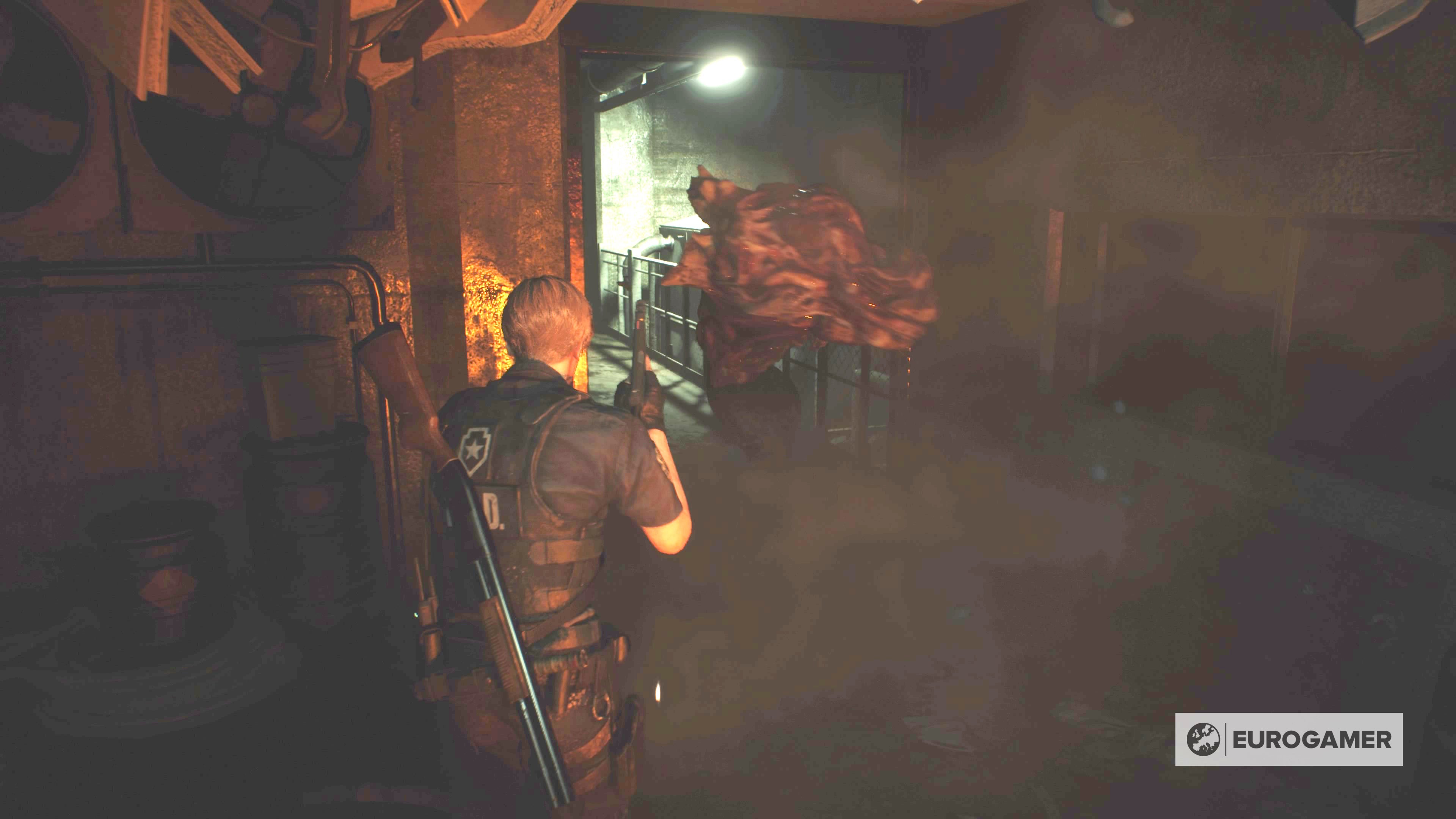 Resident Evil 2: Boss: G (Phase 2) am Container besiegen | Eurogamer.de