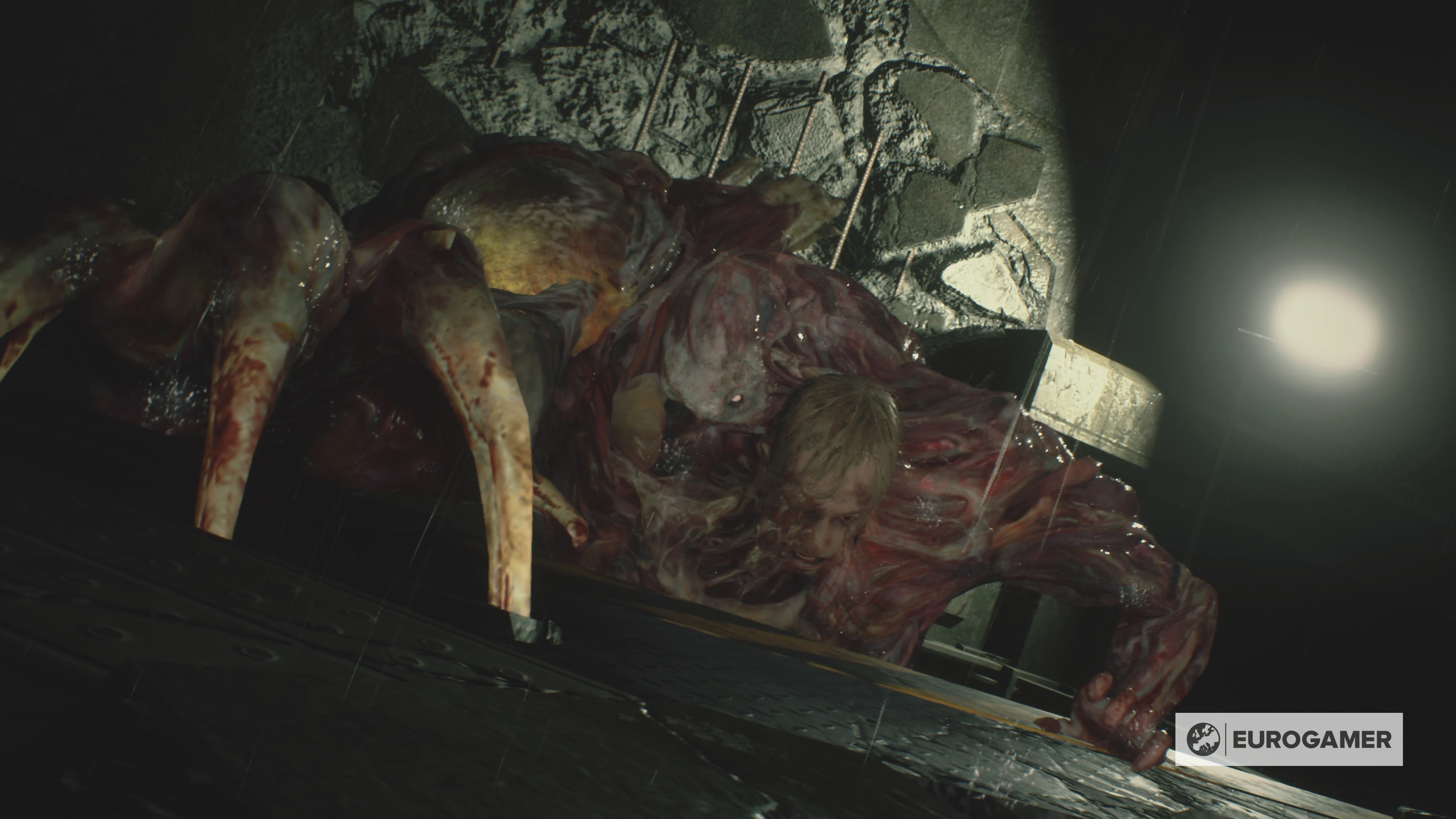 Resident Evil 2: Boss: G (Phase 2) am Container besiegen | Eurogamer.de