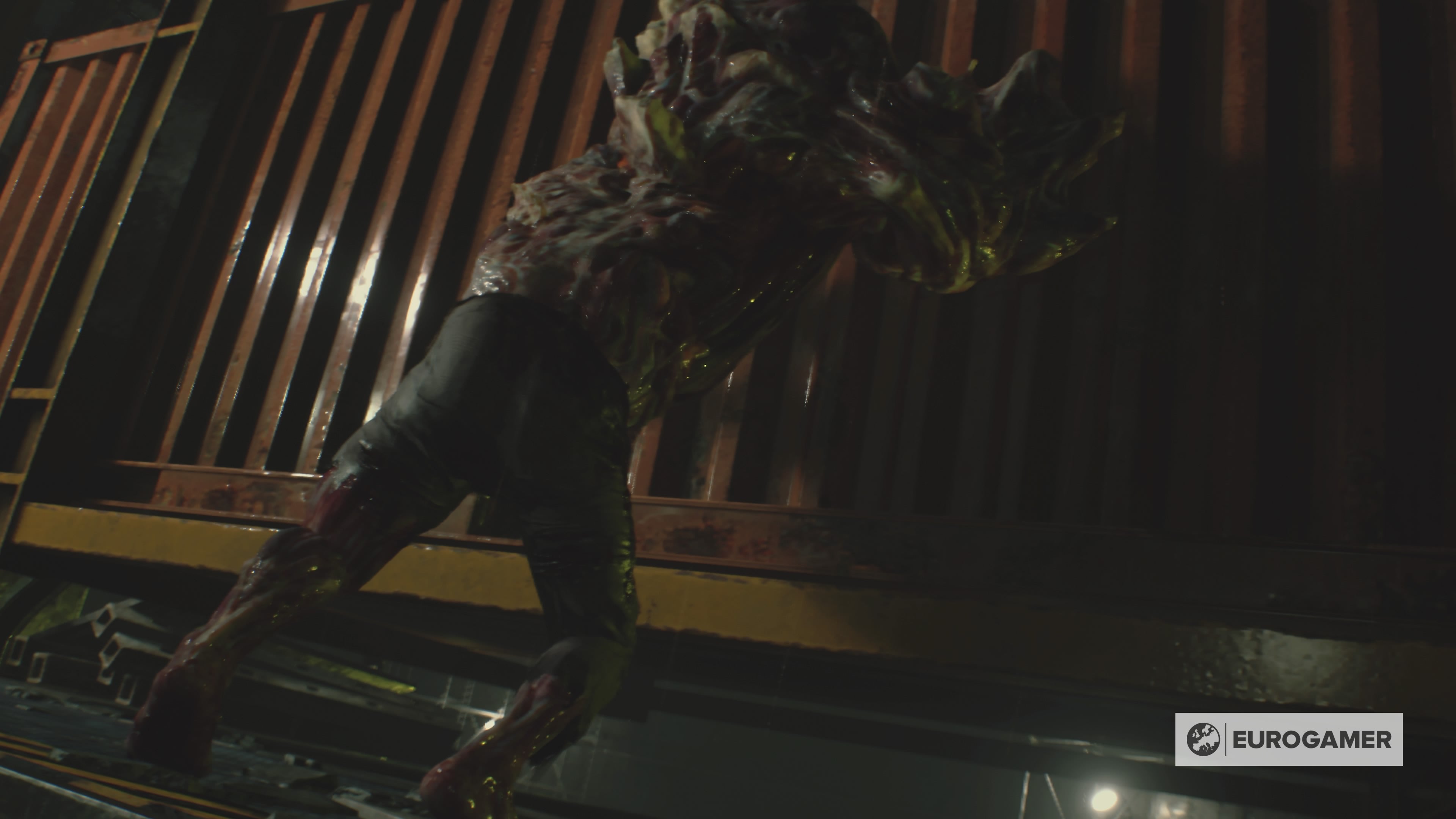 Resident Evil 2: Boss: G (Phase 2) am Container besiegen | Eurogamer.de
