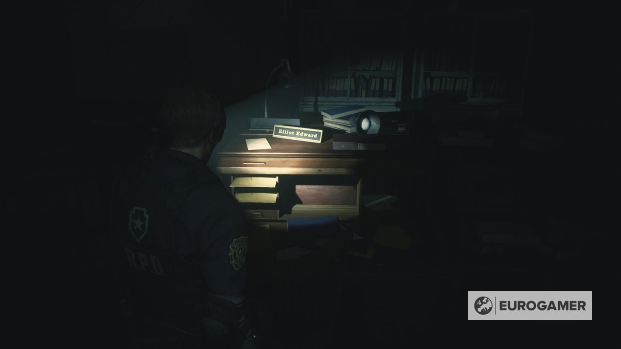 Resident Evil 2 Leon Desk puzzle solution | Eurogamer.net