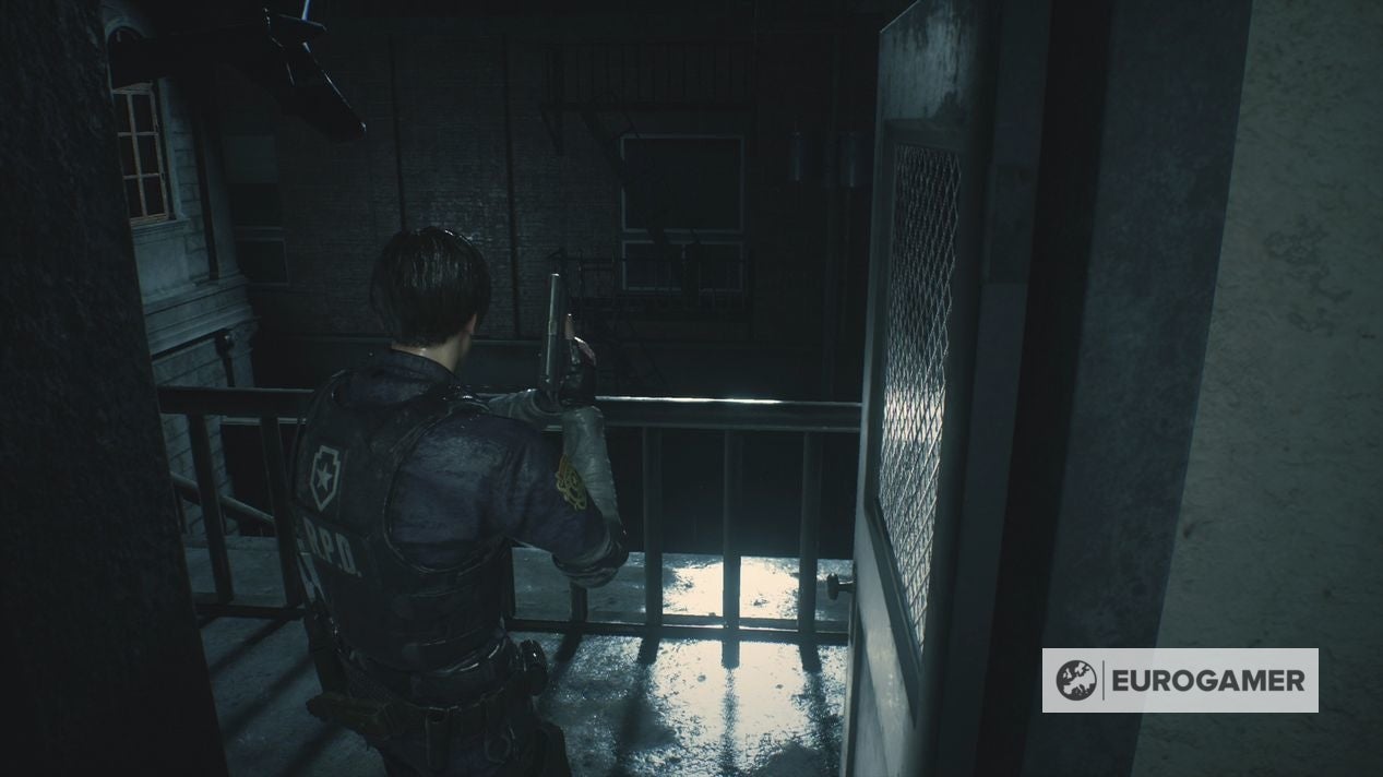 Resident Evil 2 - Courtyard location, Red Book, Art Room and Red Jewel ...