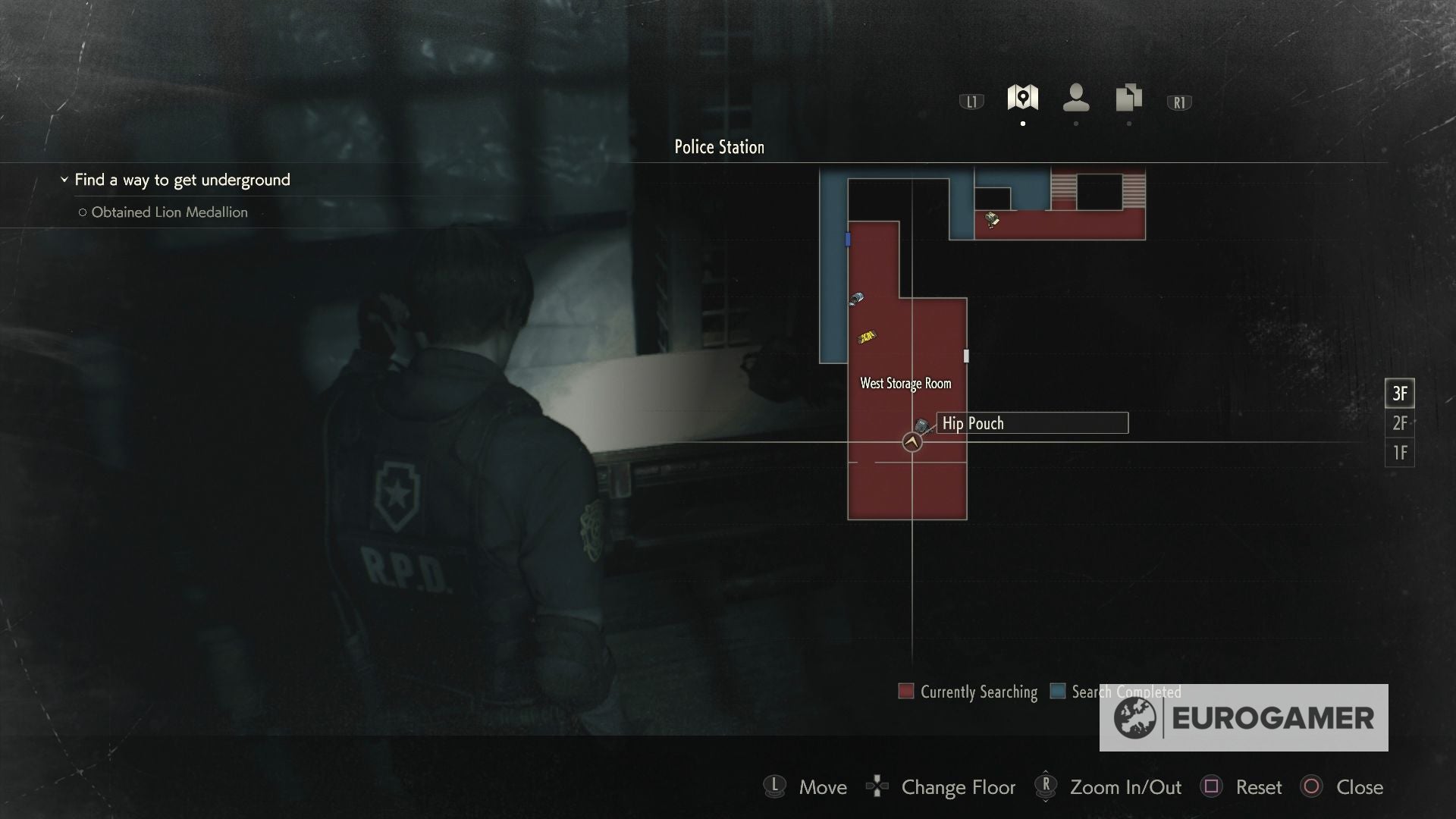 Resident Evil 2 - Exploring the Police Station West Wing, Spade Key ...