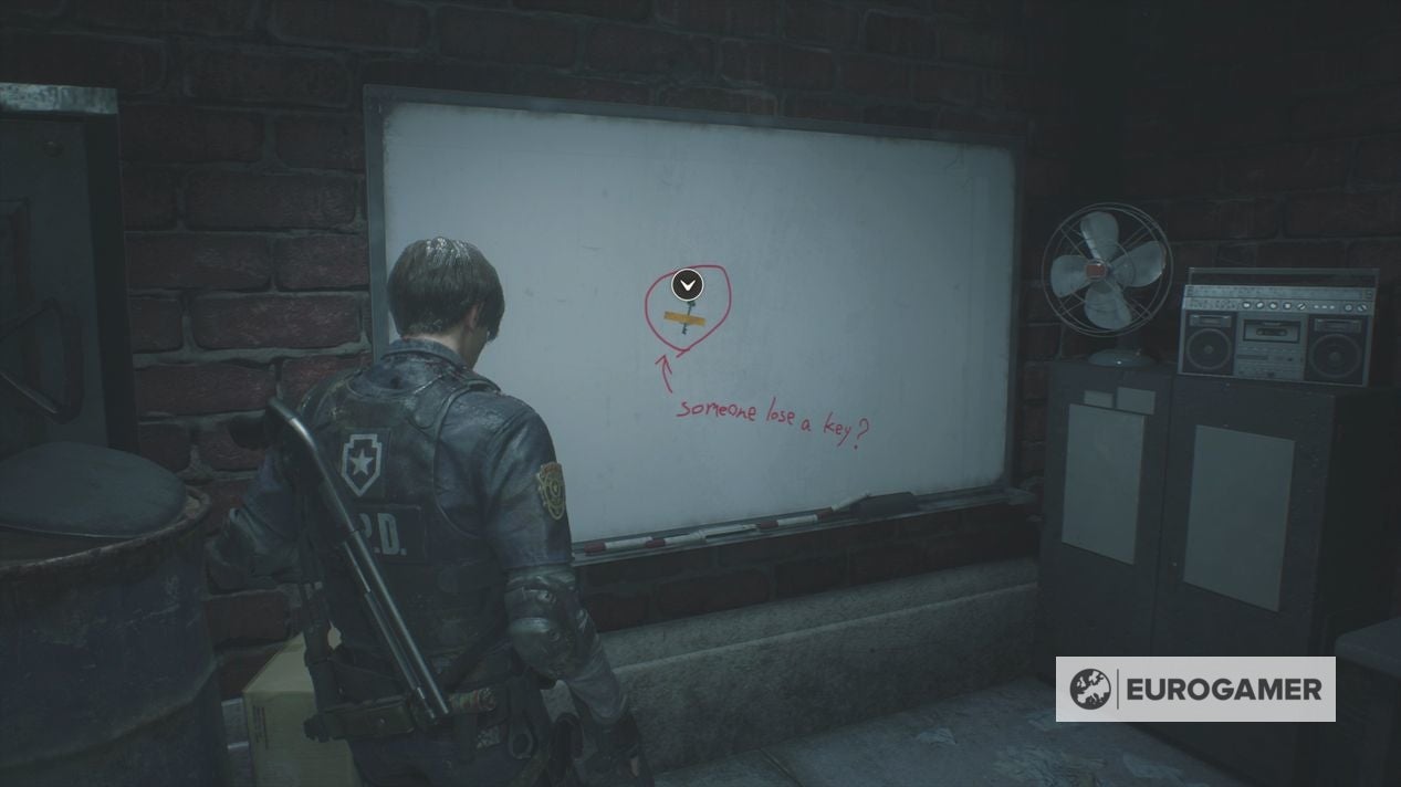 Resident Evil 2 - Generator Room puzzle, Club Key location and Large ...