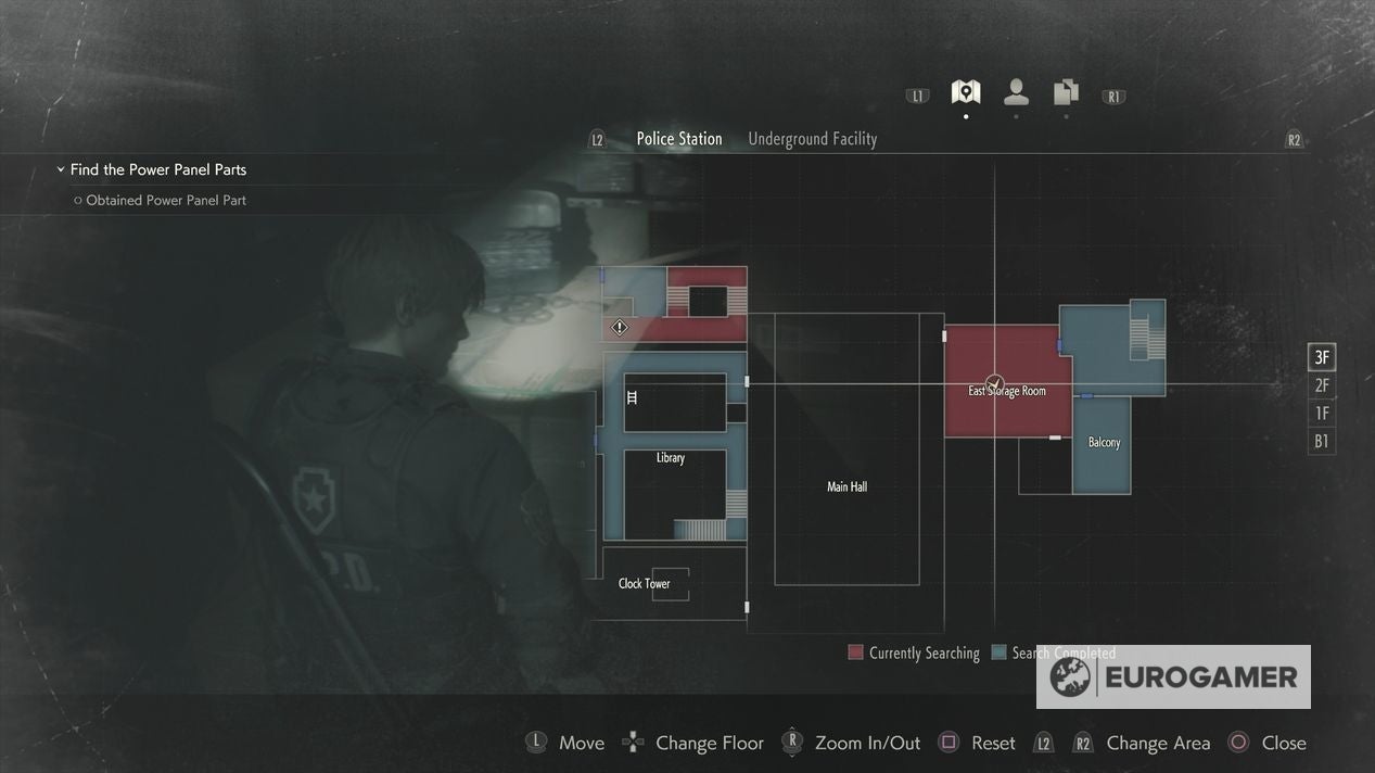 Resident Evil 2 - Generator Room puzzle, Club Key location and Large ...