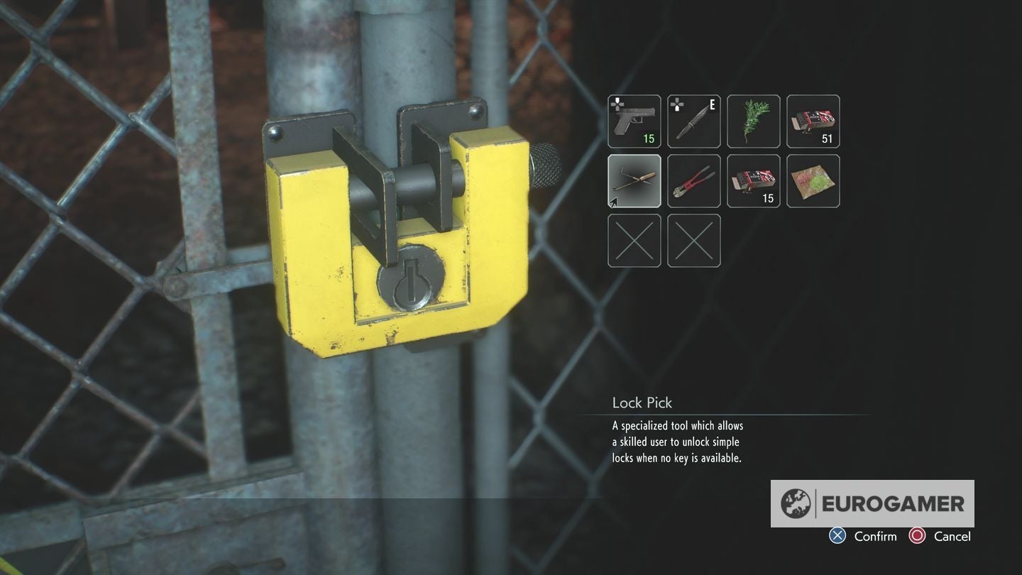 Resident Evil 3 Bolt cutters and Lockpick locations: How to cut chains ...