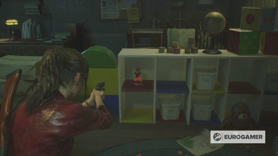 Resident Evil 2 - Orphanage, Sherry block puzzle and Sherry stealth ...