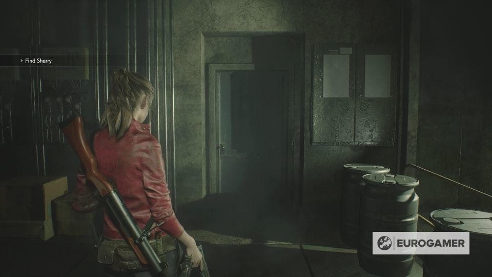 Resident Evil 2 - Orphanage, Sherry block puzzle and Sherry stealth ...