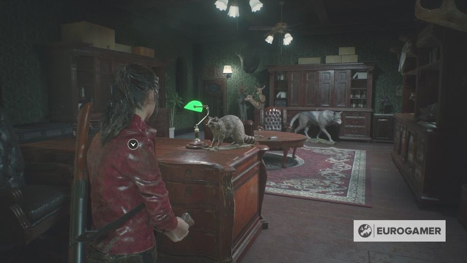 Resident Evil 2 - Chief's Office, Heart Key location | Eurogamer.net