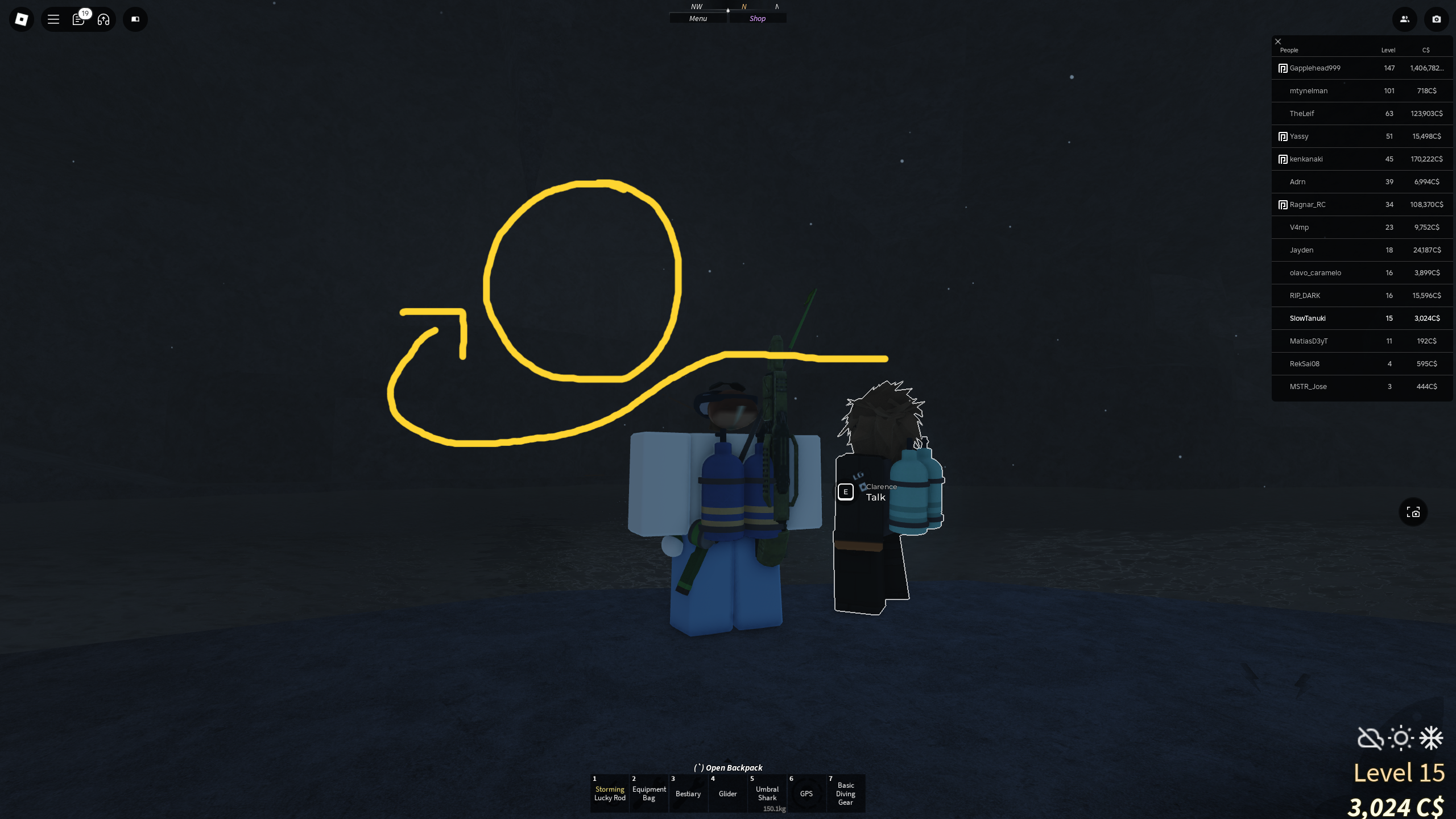 Roblox Fisch: How to get to the Brine Pool | VG247