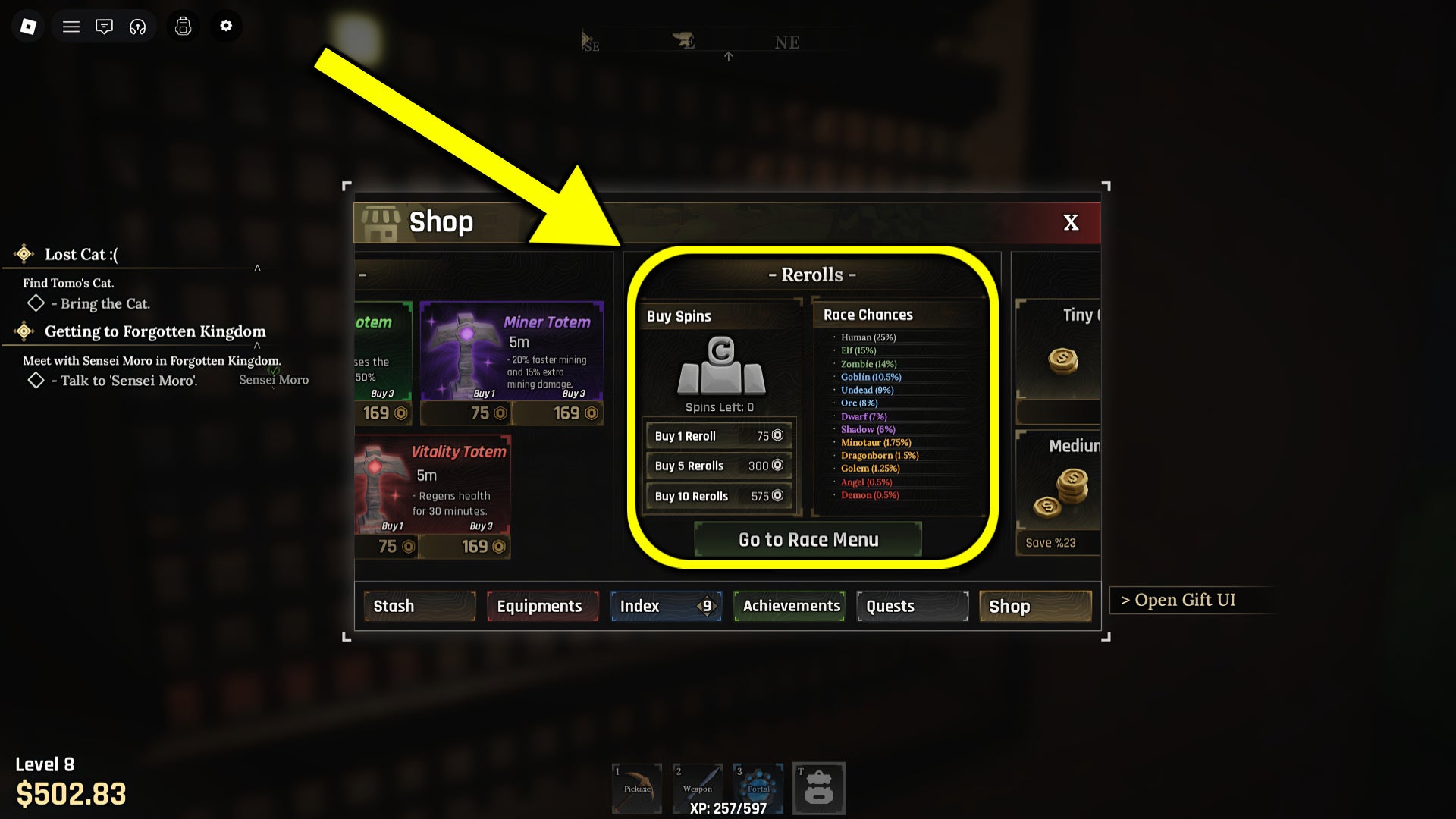 The Forge: How to reroll your Race | Rock Paper Shotgun