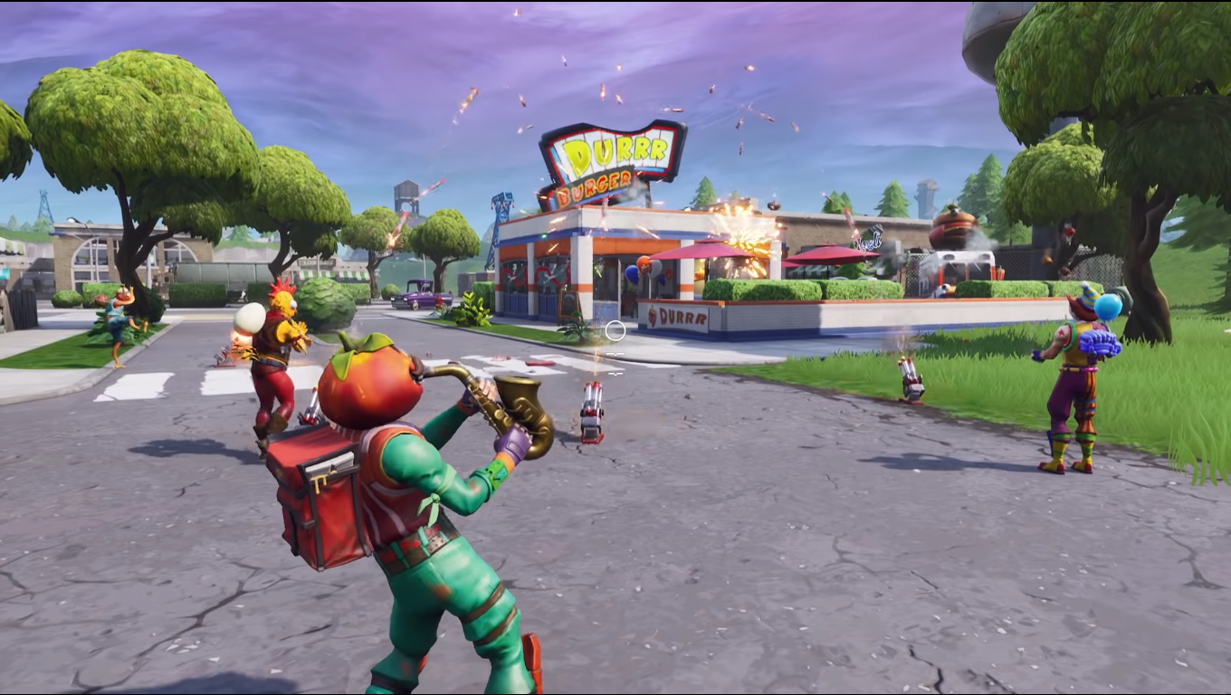 Fortnite v7.30 content update adds Bottle Rockets, Environmental ...