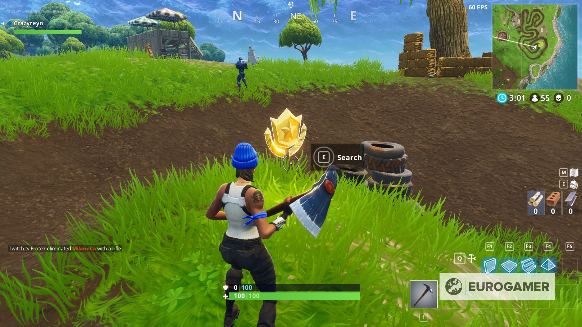 Fortnite - Salty Springs treasure map location | Eurogamer.net