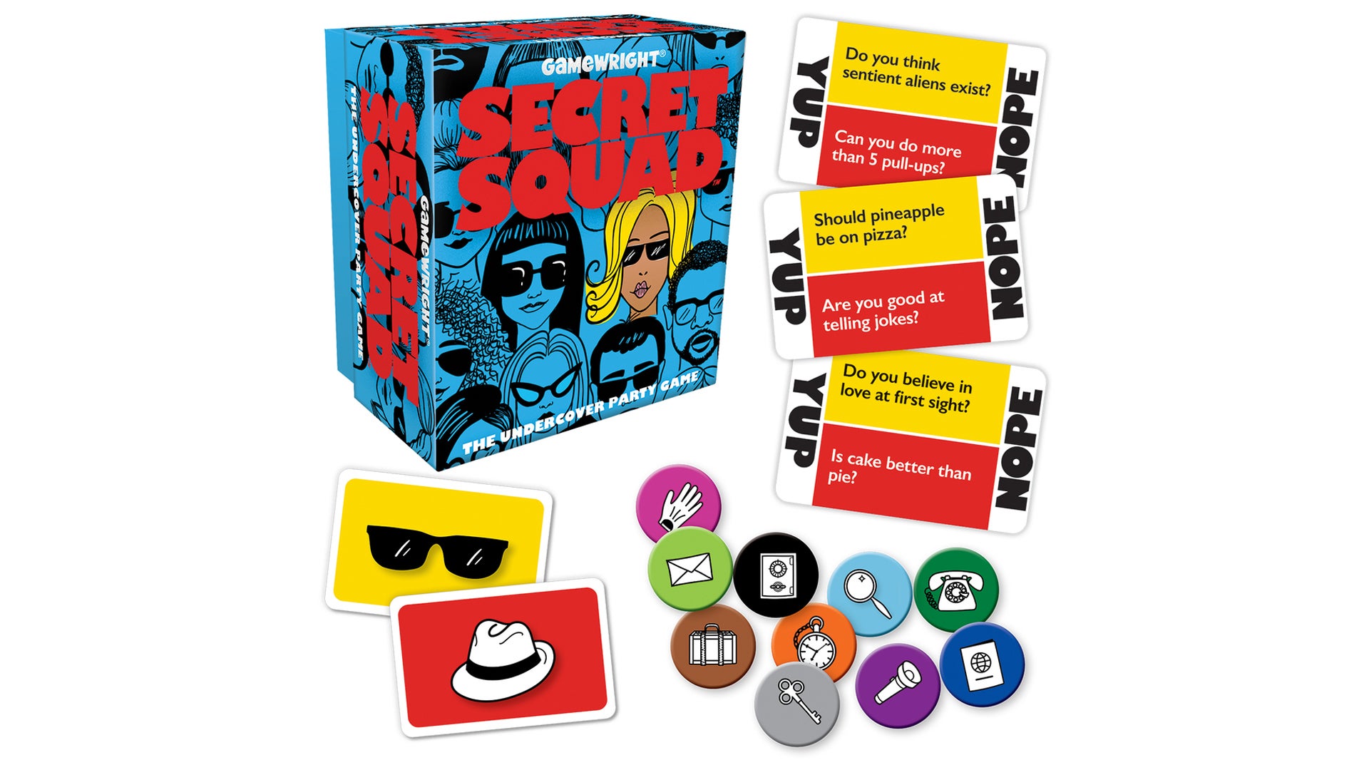 Secret Squad is a party game mixture of Spyfall and 20 Questions from ...