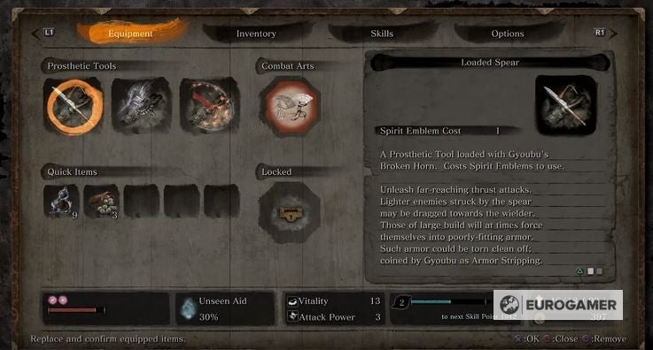 Sekiro Prosthetic Tool locations - all Shinobi Prosthetics including ...