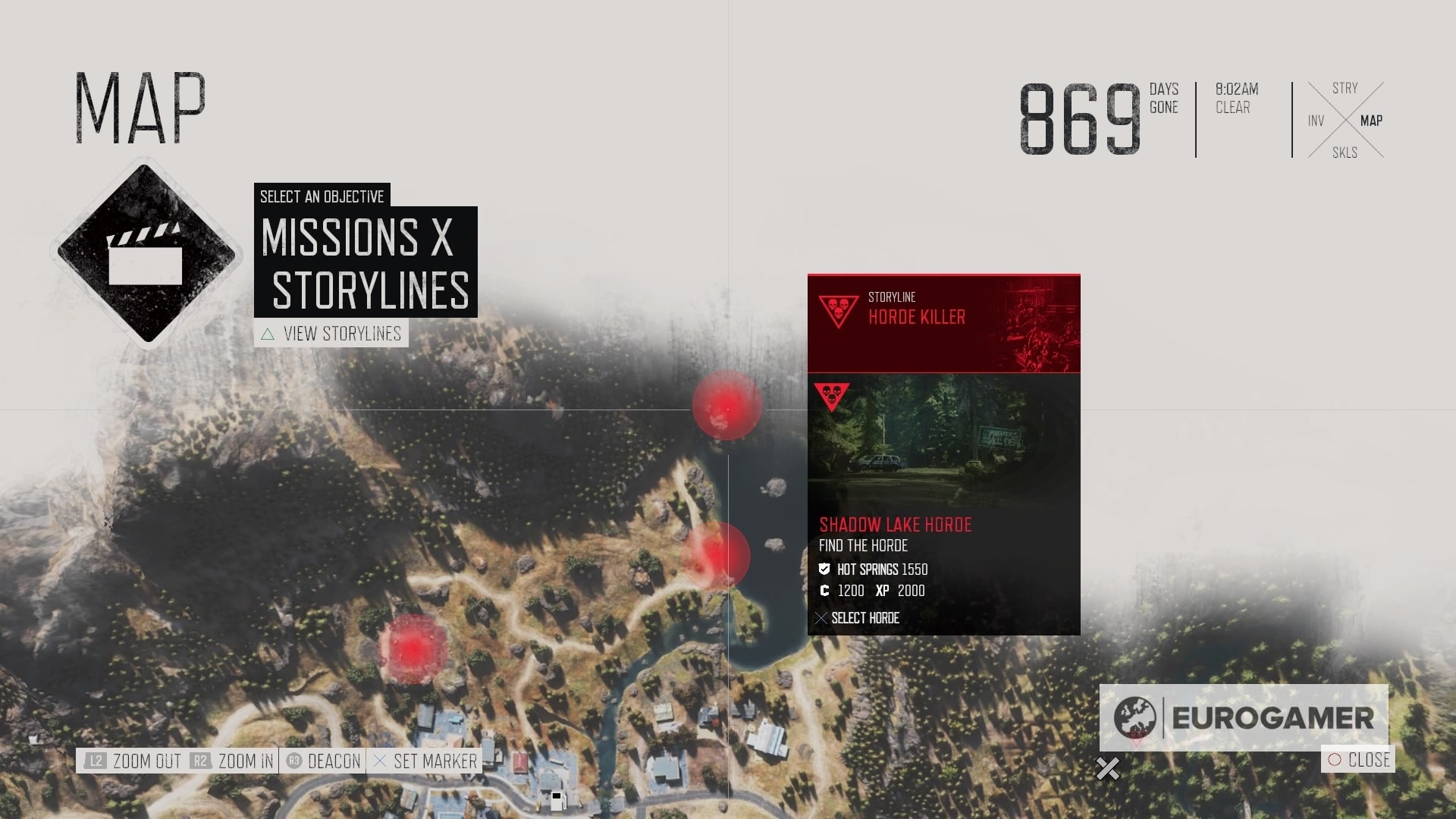 Days Gone Horde locations list, maps and tips to take down a Horde ...