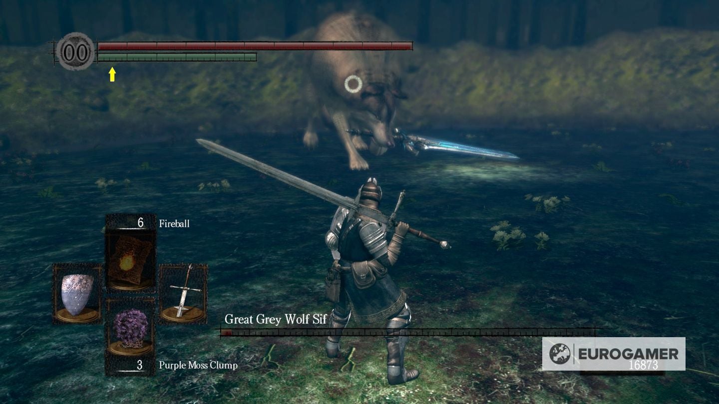 Dark Souls - Great Grey Wolf Sif boss strategy | Eurogamer.net