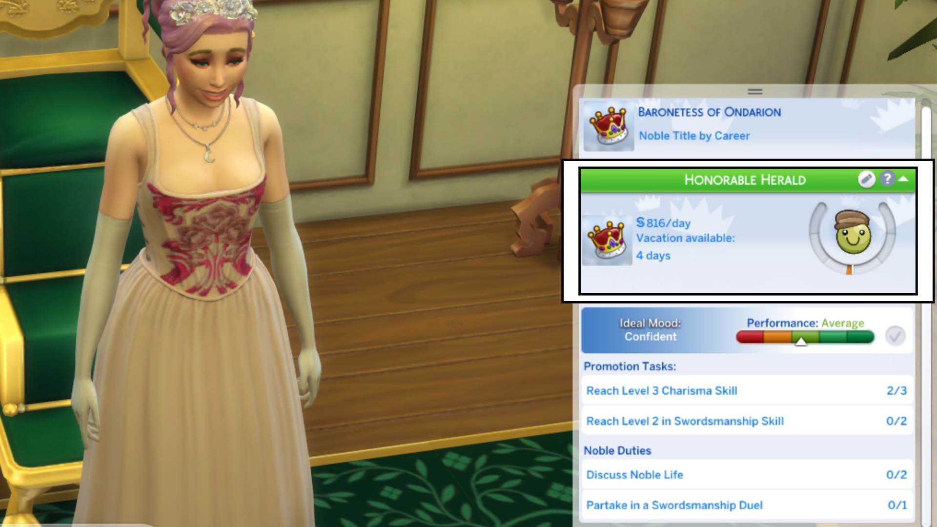 Sims 4 Noble Career guide | Eurogamer.net