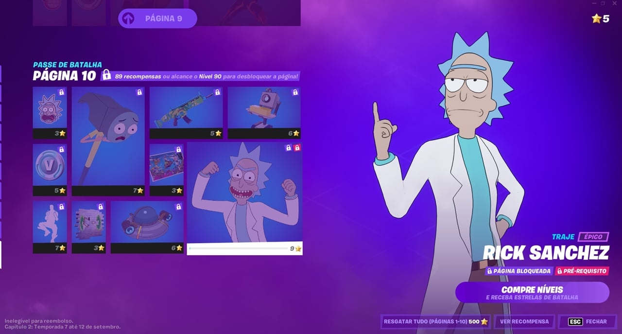 Fortnite - como obter a skin do Rick Sanchez | Eurogamer.pt