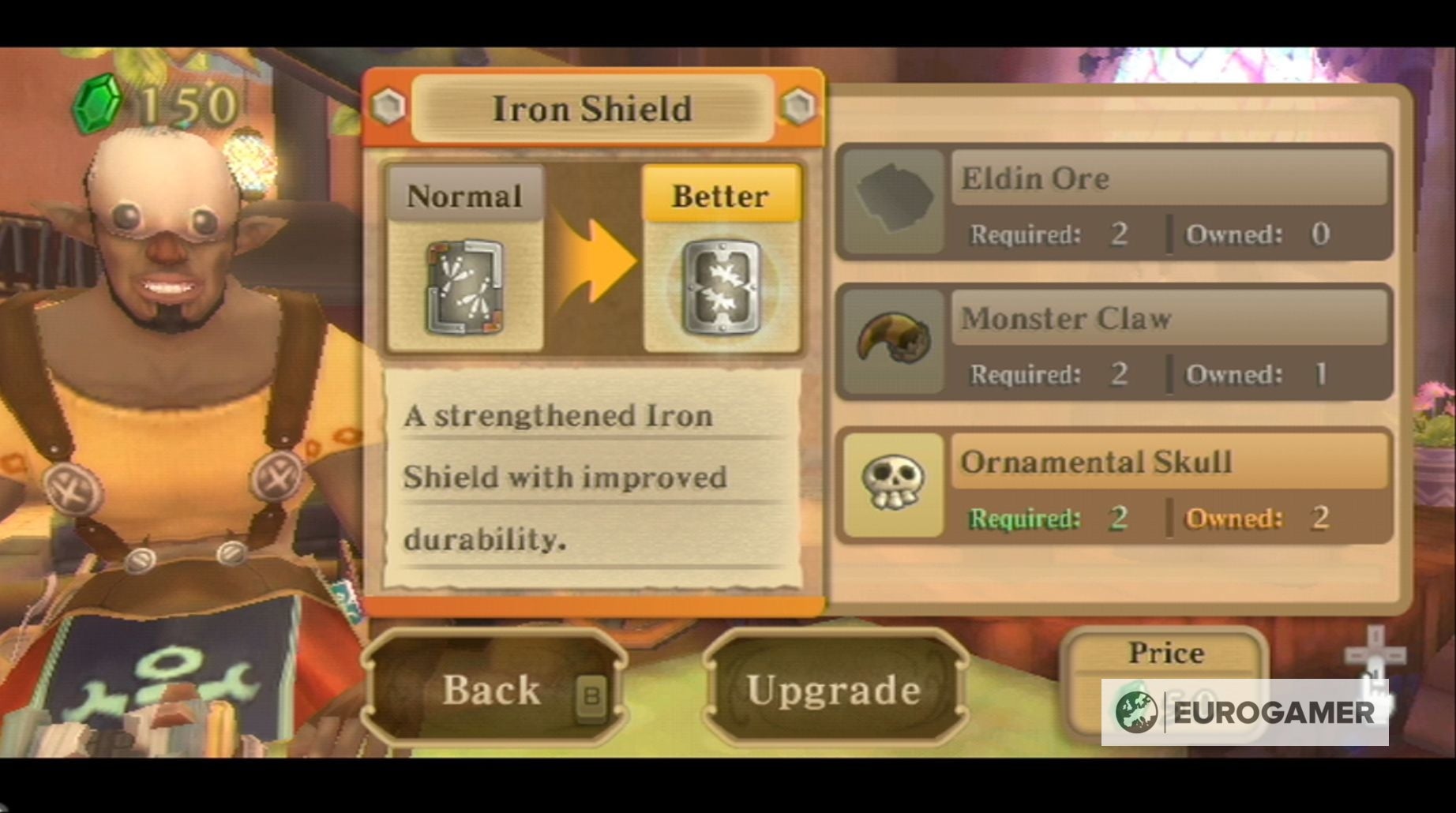 Zelda: Skyward Sword - Shield upgrades: How to unlock the Hylian Shield ...