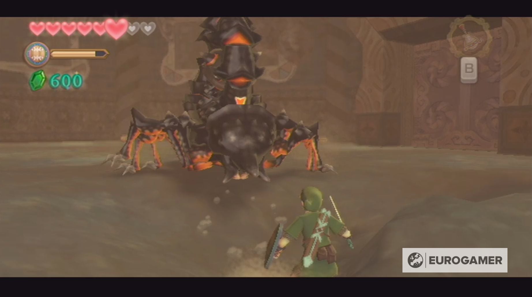 Zelda: Skyward Sword - Moldarach boss battle strategy explained ...