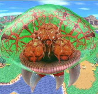 Smash Bros. Wii U & 3DS screens show giant Metroid looming over Animal ...