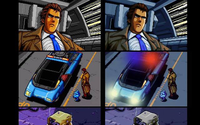 Snatcher HD remake in development for Dreamcast, comparison shots ...