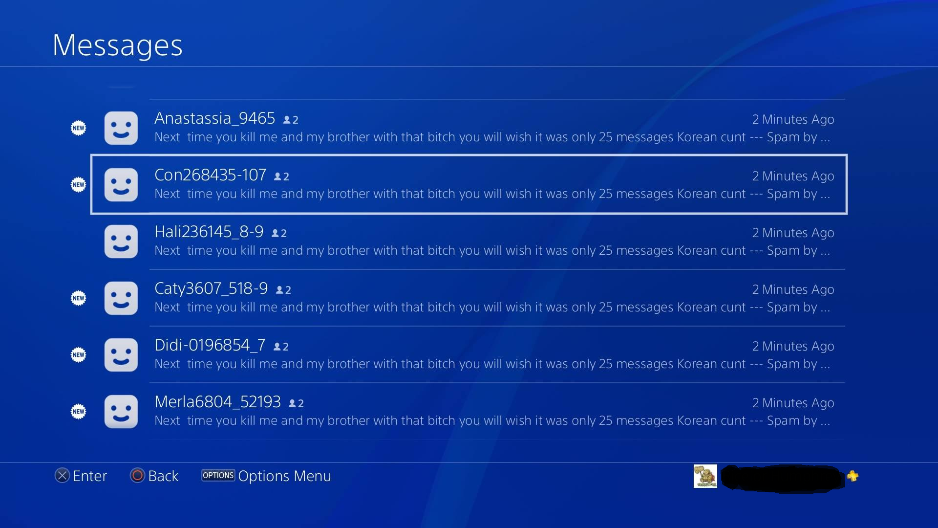 Spam de mensagens da PSN está tornar-se num problema | Eurogamer.pt