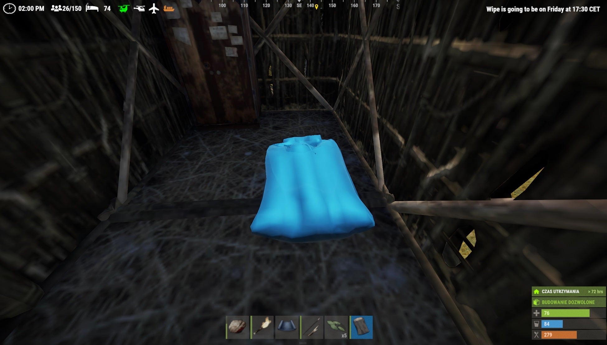 Rust - respawn: jak stworzyć śpiwór | Eurogamer.pl