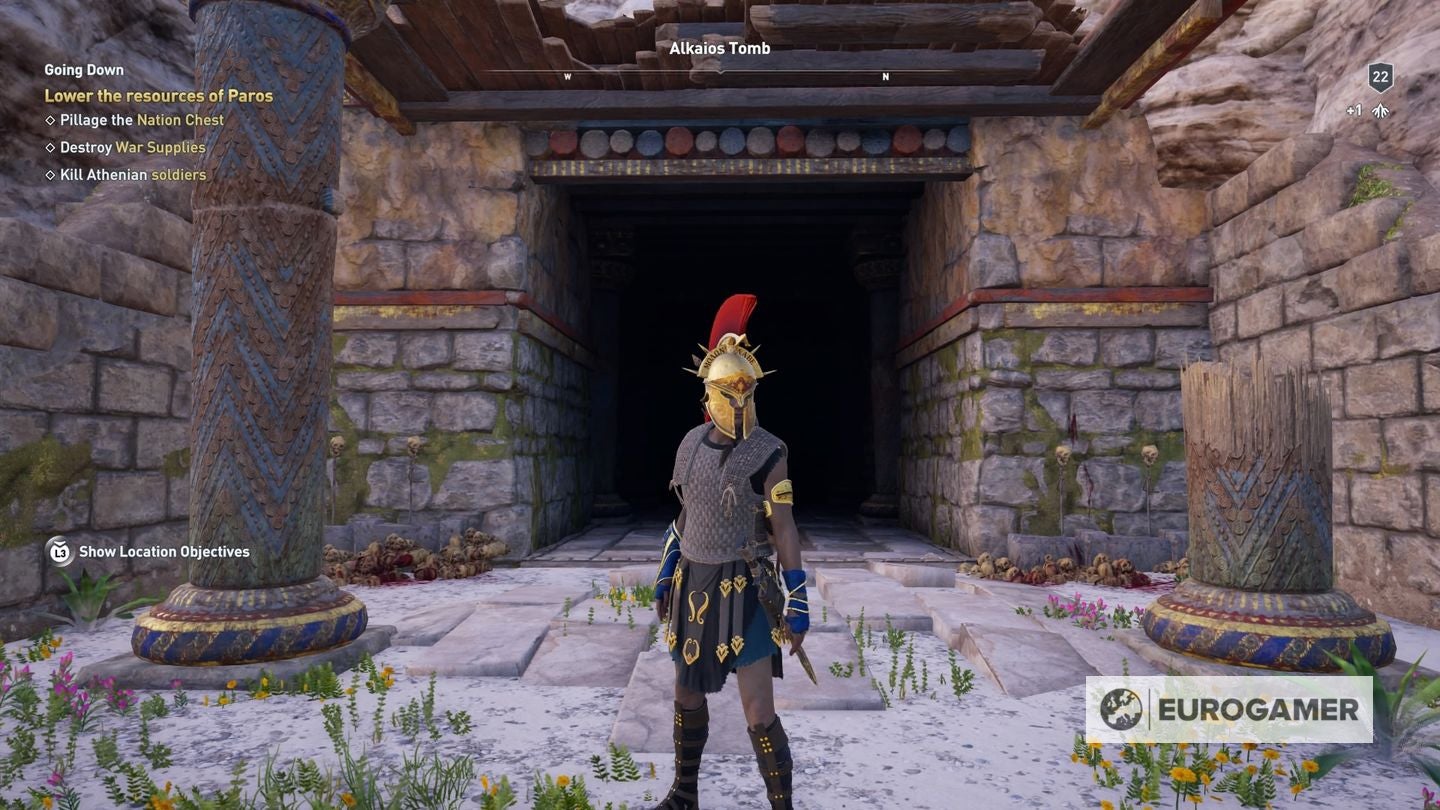 Assassin's Creed Odyssey tomb locations - Ancient Steles, Tomb of ...