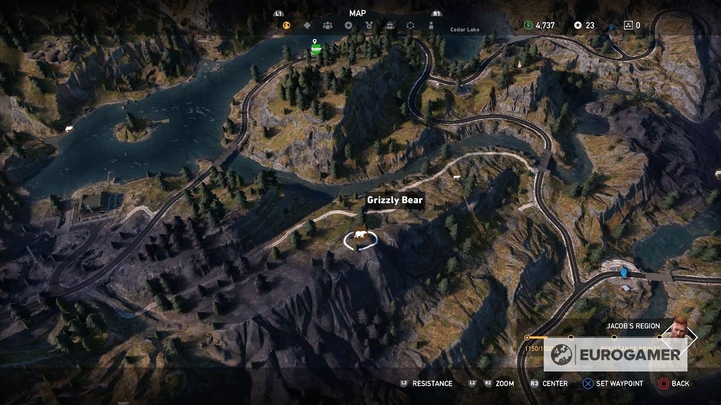 Far Cry 5 hunting: All animal locations, including bear, eagle, elk ...
