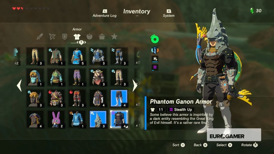 Zelda - EX Treasure: Merchant Hood, Garb Of The Winds, Usurper King ...