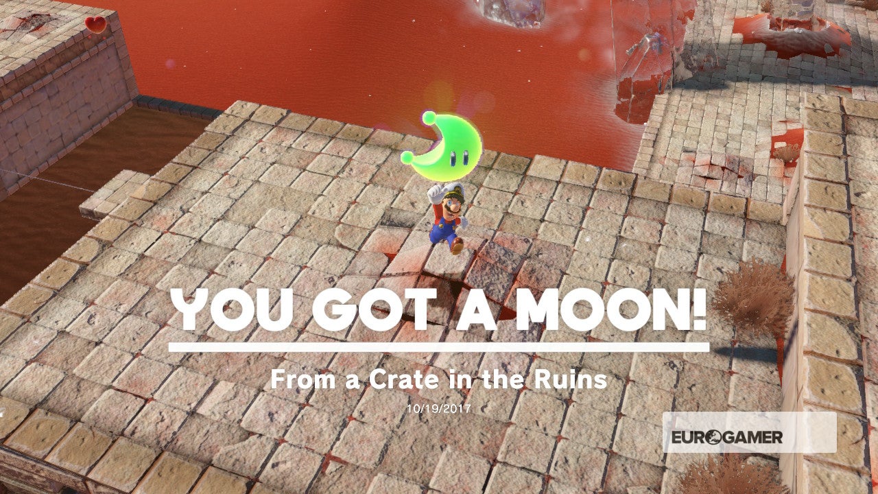 Super Mario Odyssey Sand Kingdom Power Moons - where to find Sand ...