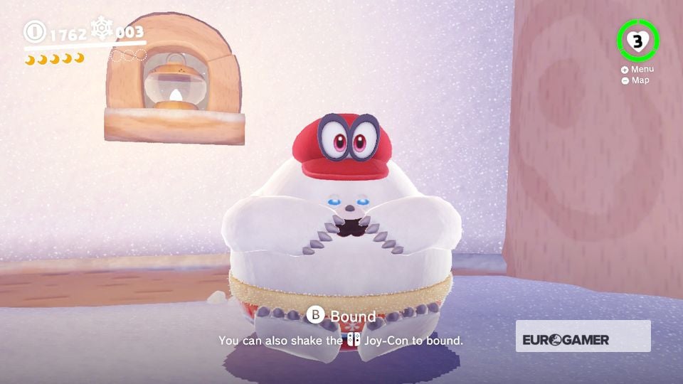 Super Mario Odyssey Snow Kingdom Power Moons - where to find Snow ...