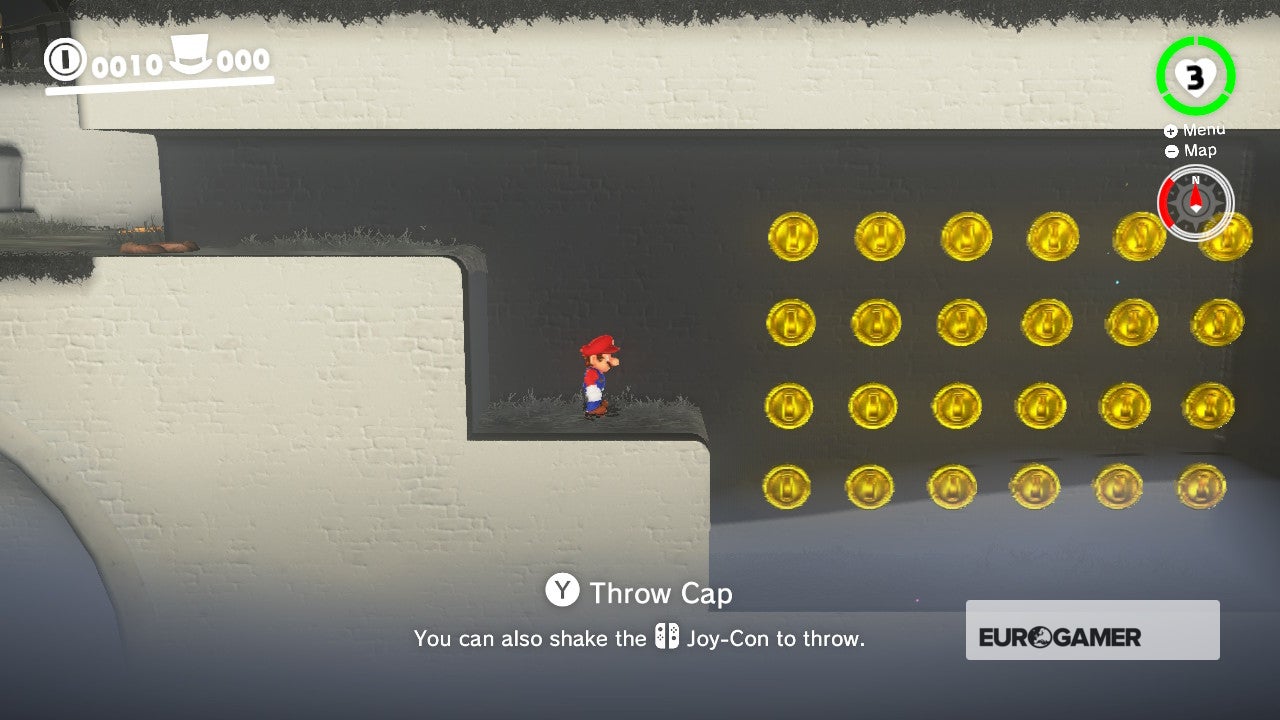 Super Mario Odyssey - First world, meeting Capy and how to beat the ...