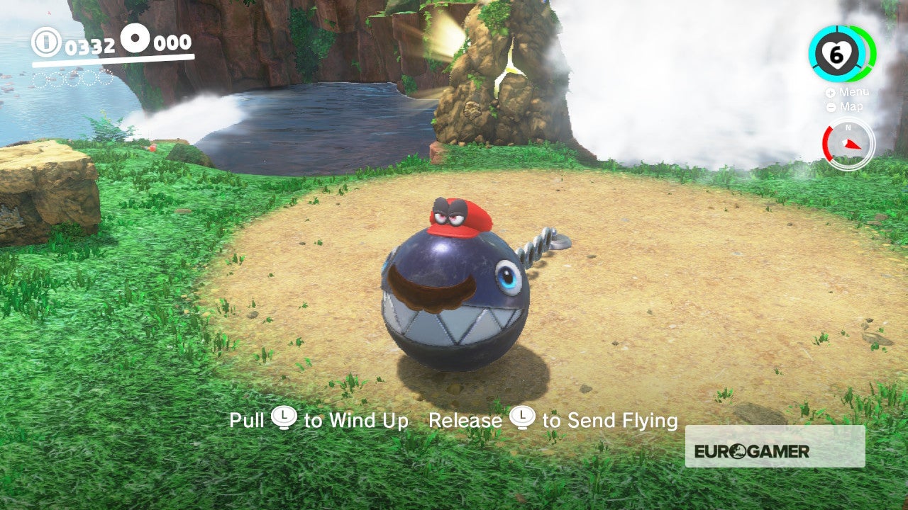Super Mario Odyssey Cascade Kingdom Power Moons - where to find Cascade ...