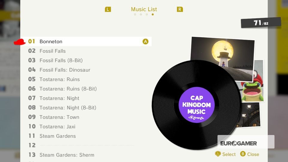 Super Mario Odyssey Music List - How to unlock the 82 songs in music ...