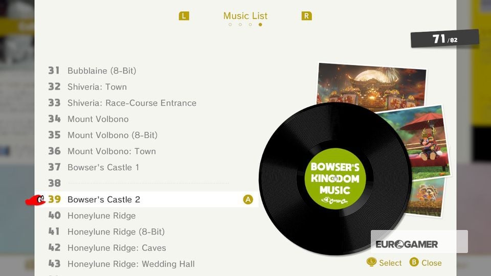 Super Mario Odyssey Music List - How to unlock the 82 songs in music ...