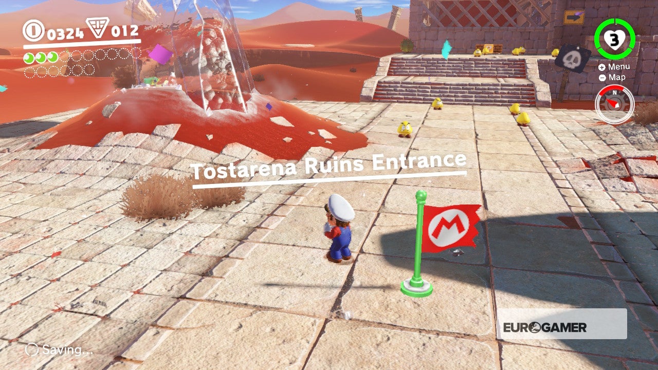 Super Mario Odyssey - Tostarena: Atop the Highest Tower | Eurogamer.net