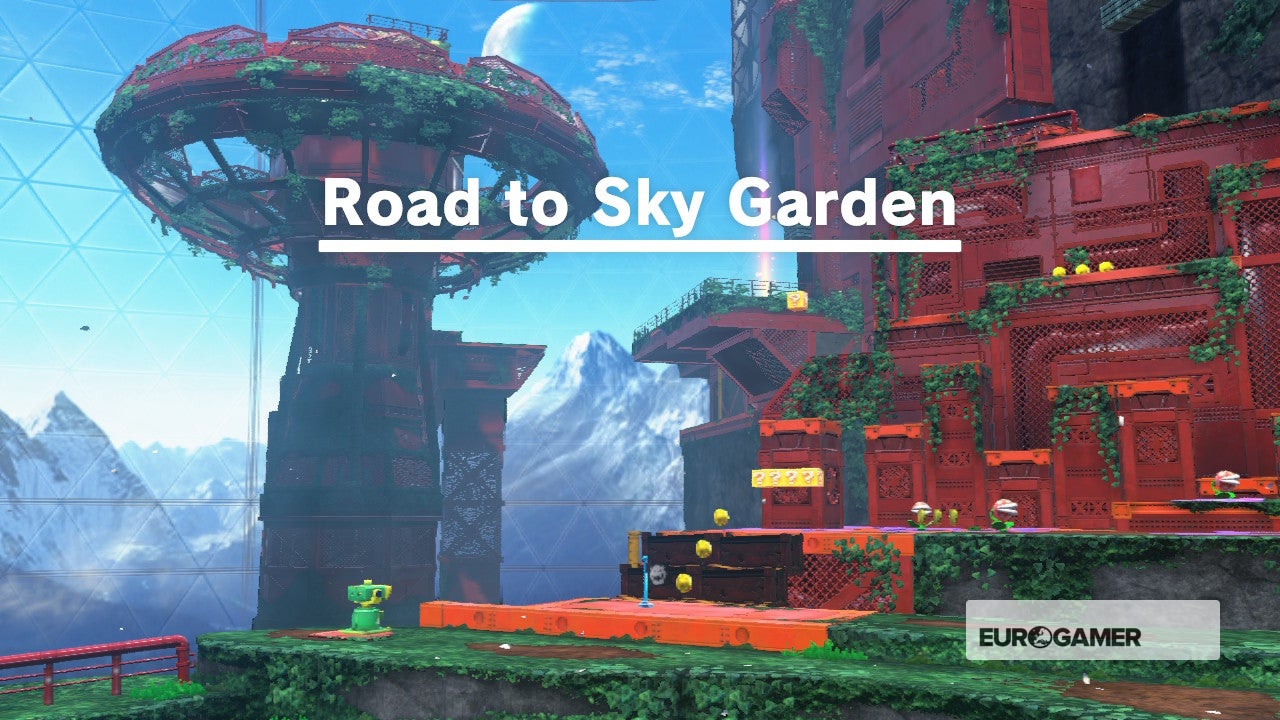 Super Mario Odyssey - Steam Gardens, Road to Sky Garden | Eurogamer.net