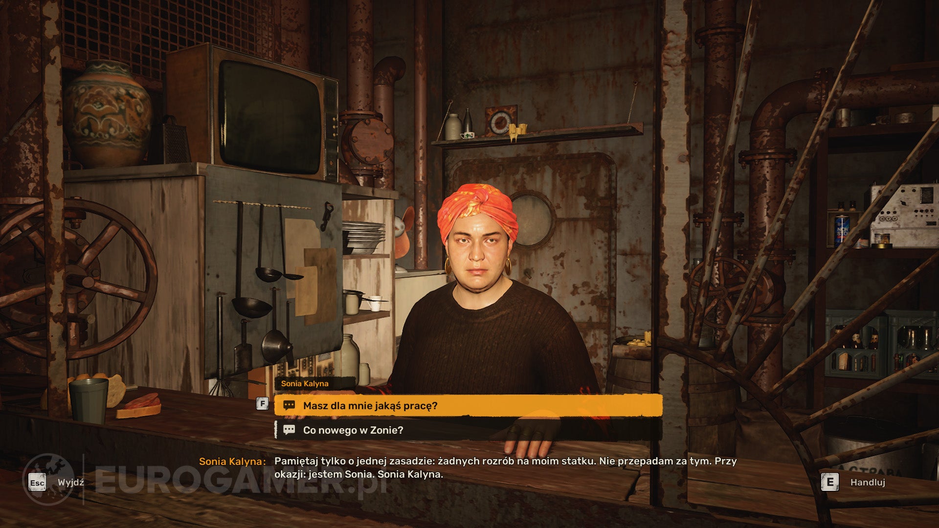 Stalker 2 - Tajemnicza walizka: Sonia Kalyna, Sułtan, statek towarowy ...