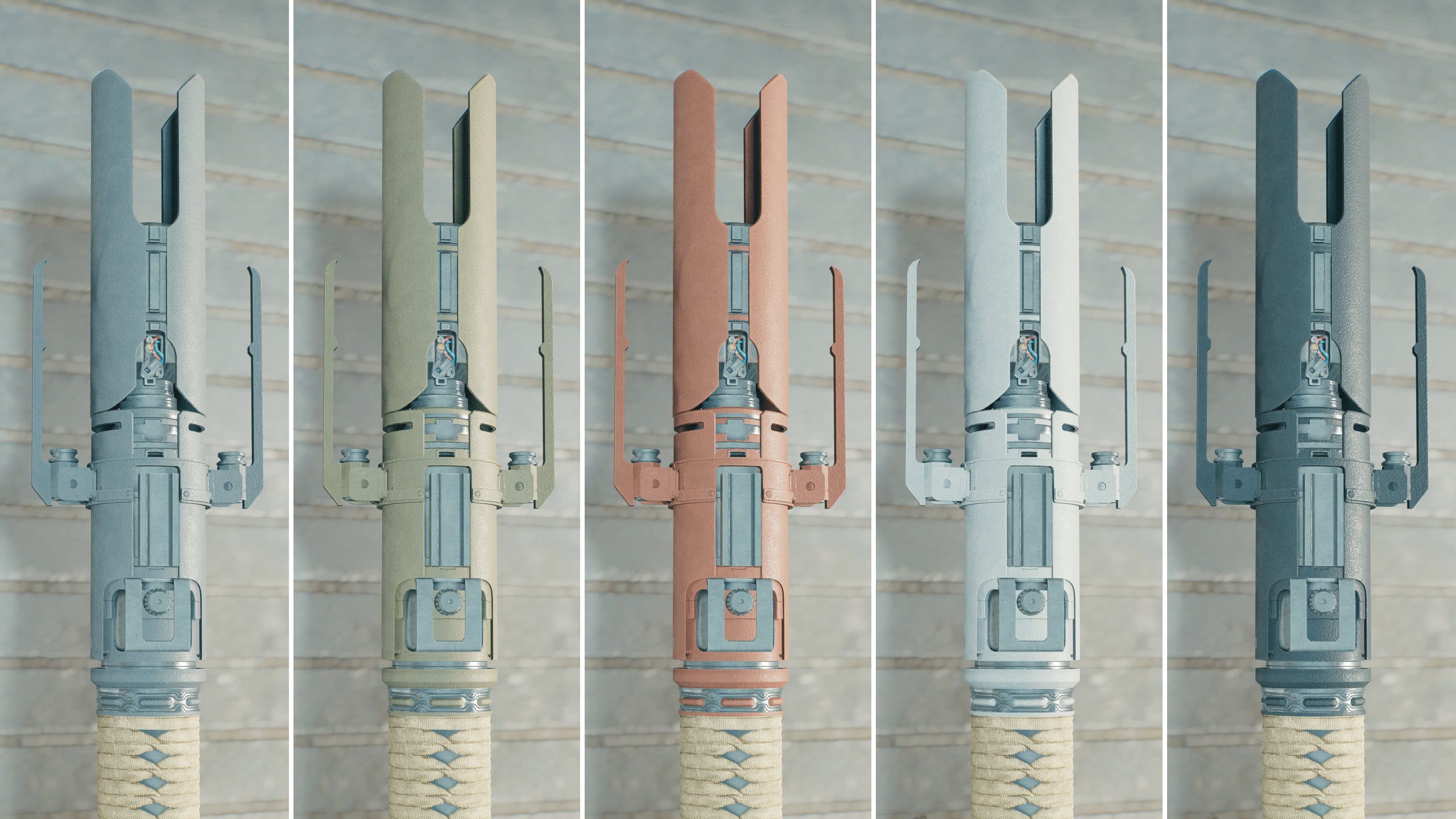 Star Wars Jedi Survivor lightsaber parts and materials | Rock Paper Shotgun