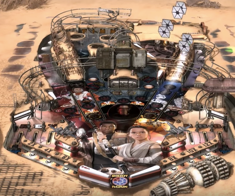 Star Wars Pinball reveals two The Force Awakens tables | Eurogamer.net