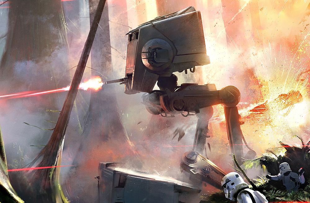 Star Wars Battlefront concept art shows Endor, map details teased | VG247