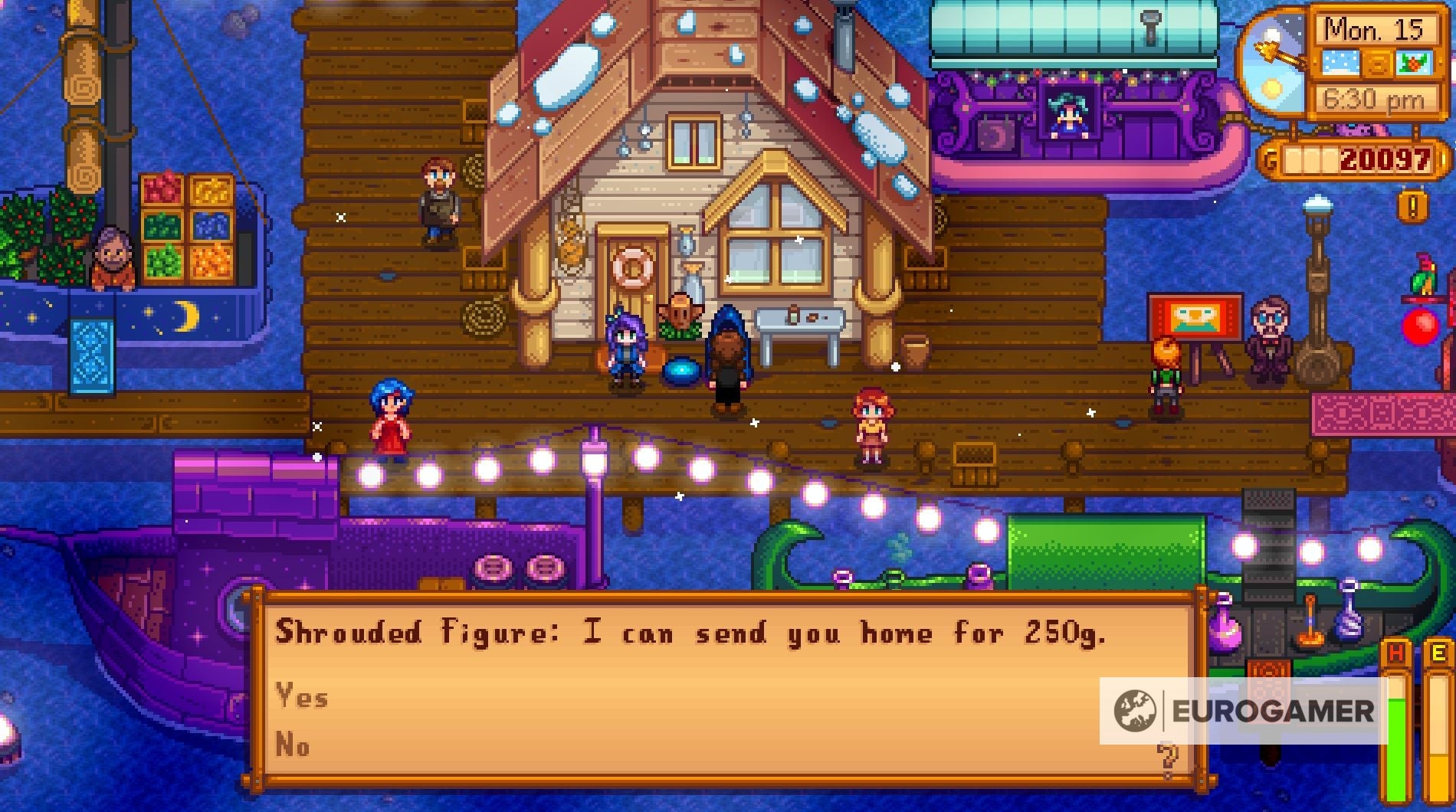 Stardew Valley Night Market and Mermaid Boat puzzle solution explained ...